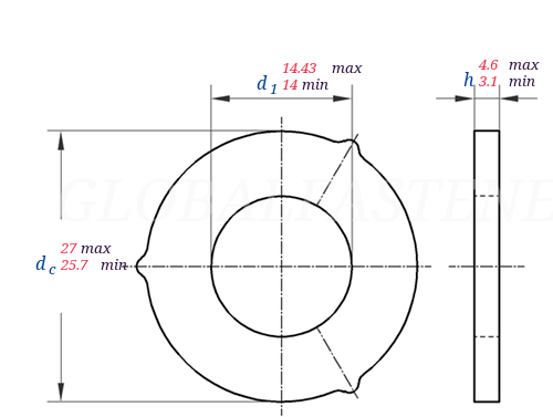 AS /NZS 1252.1 - 2016Flat Round Washers for High-Strength Structure Bolting