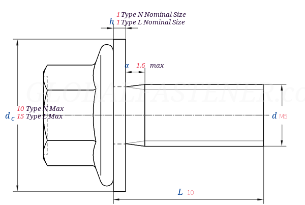 DIN EN ISO 10644 (S12)Hexagon Flange Bolts And Washer Assemblies With ...