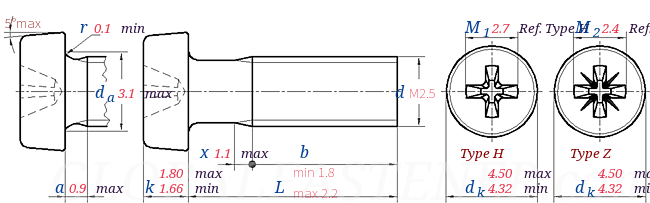 ISO 7048 - 2011Cross Recessed Cheese Head Screws