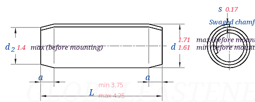 DIN EN ISO 8748 - 2007Spring-Type Straight Pins – Coiled, Heavy Duty
